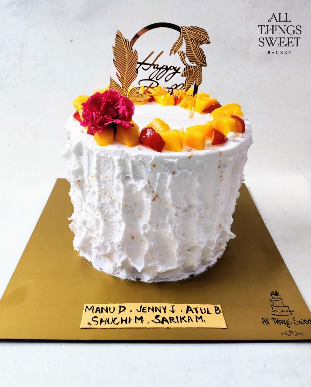 Fresh Fruits Cake - All Things Sweet
