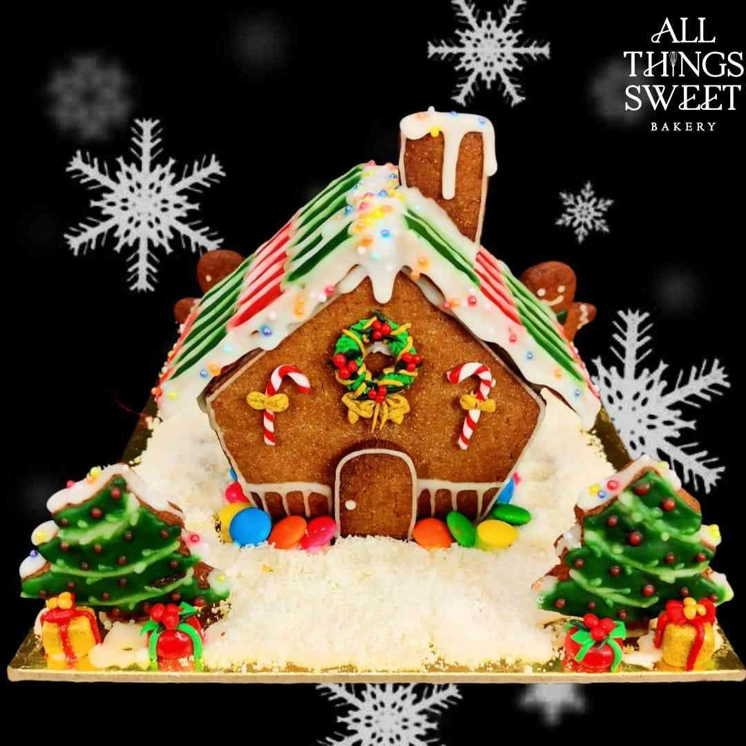 DIY GINGERBREAD HOUSE KIT - All Things Sweet